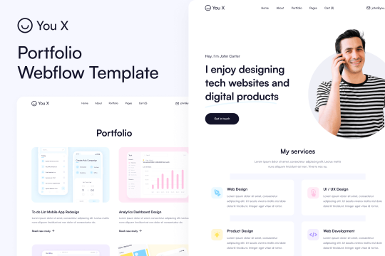 You X - Portfolio Webflow Template | BRIX Templates - Webflow